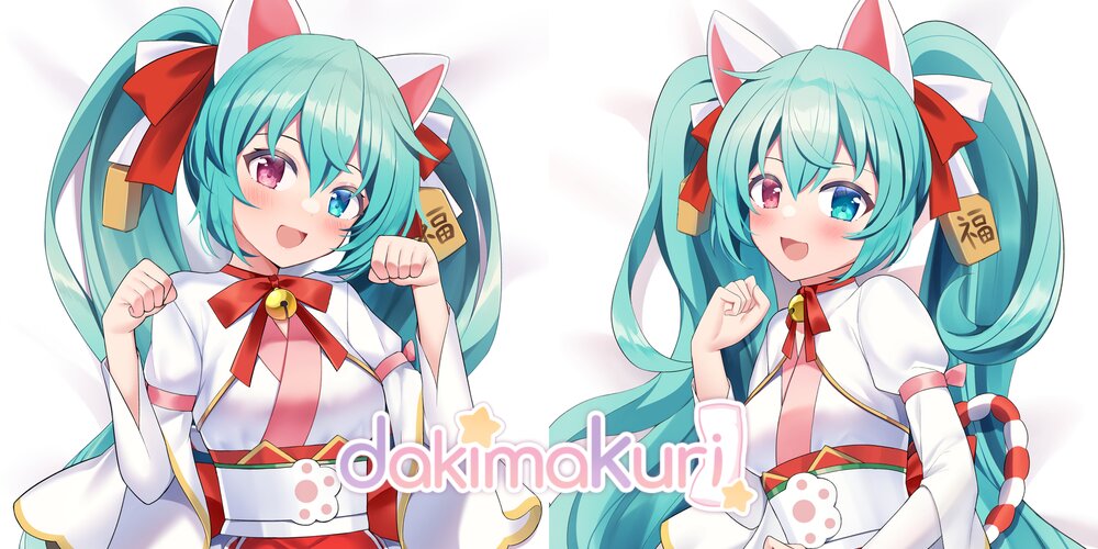 Hatsune Miku (Maneki Miku Ver.) Dakimakura Cover - Dakimakuri